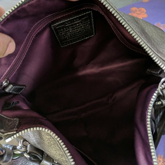 Coach | Bags | Authentic Metallic Coach Bag | Poshmark